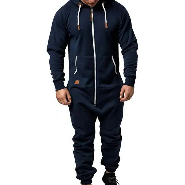 Plus-Fleece-Casual-Thick-Hoodie-Jumpsuit-Winter-Clothing-Jumpsuit-Men ...